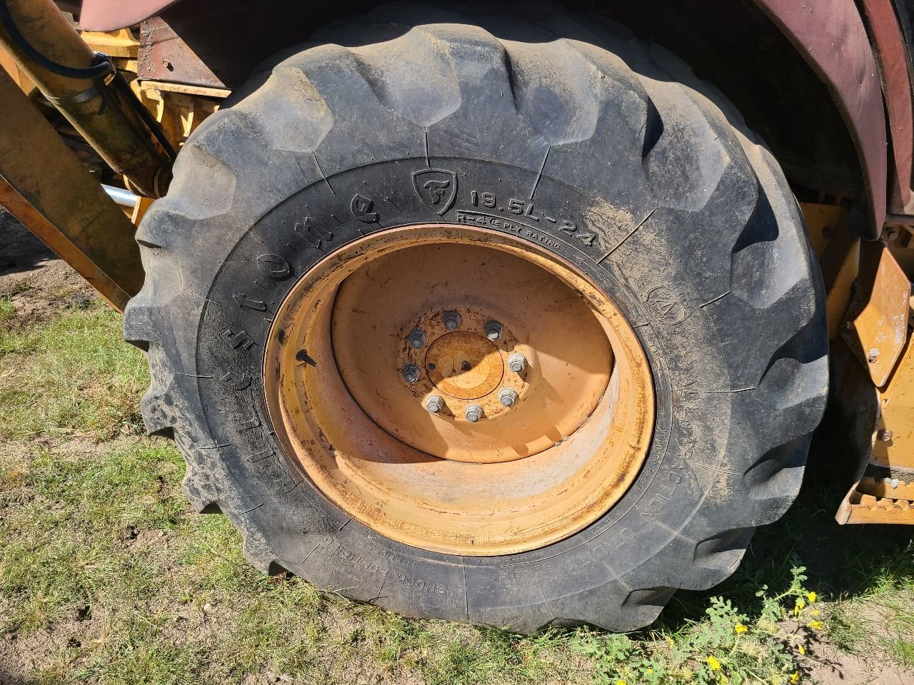 Case 580SK Tire and Rim for Sale
