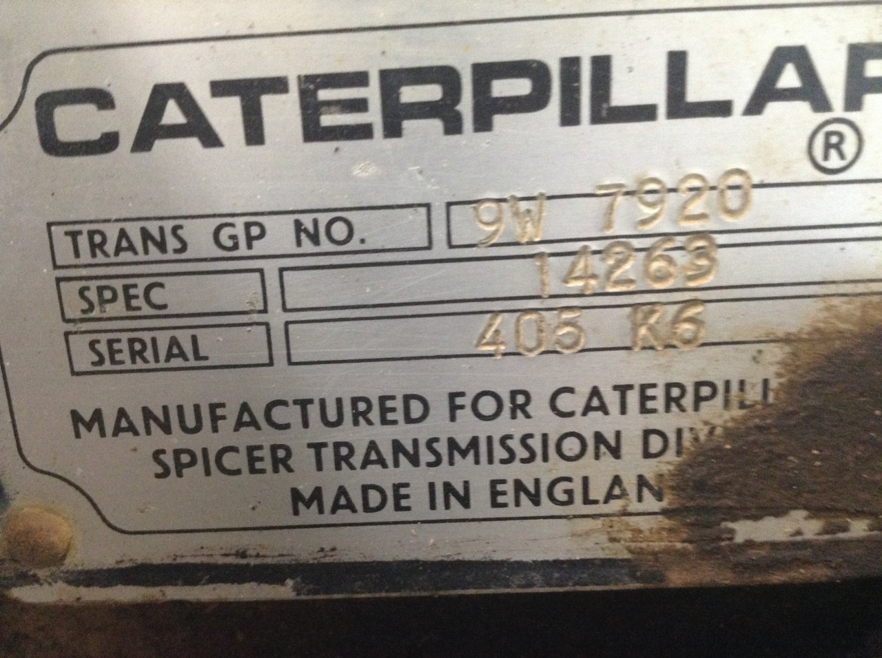 9W7920 | CAT 426 Transmission for Sale