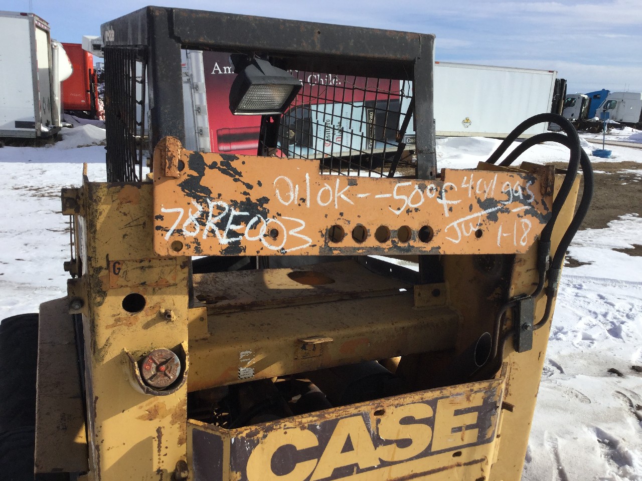 Case 1845 Equipment Parts Unit for Sale