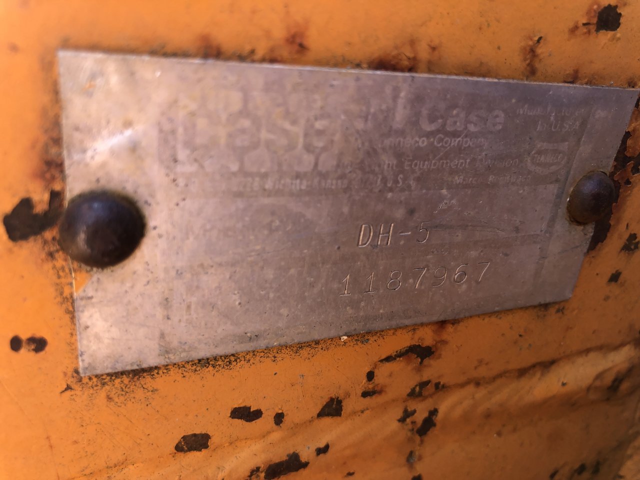 Case DH5 Equipment Parts Unit for Sale