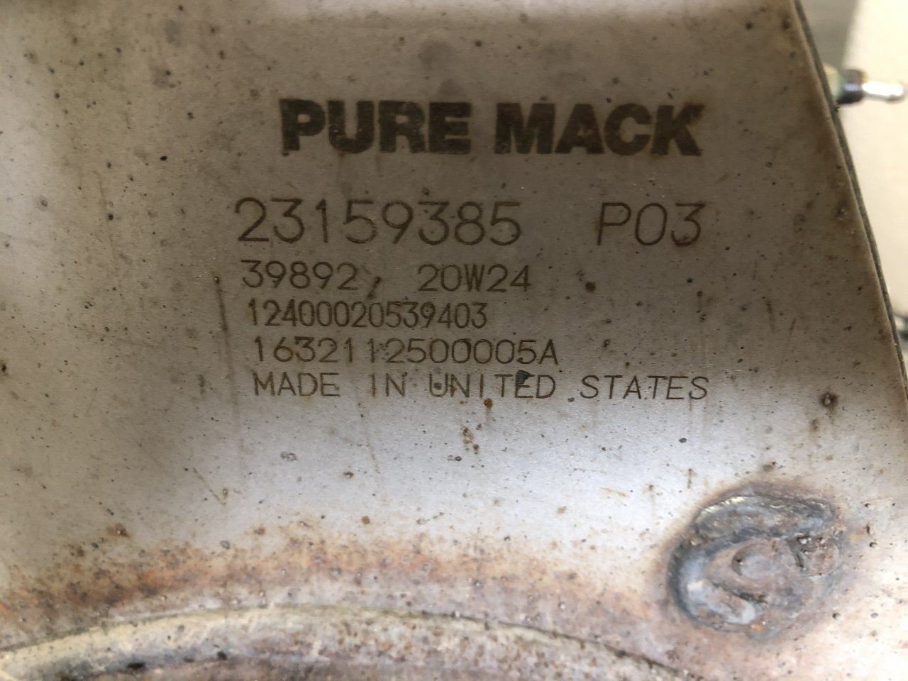 23159385 | Mack MP8 DPF | Diesel Particulate Filter for Sale