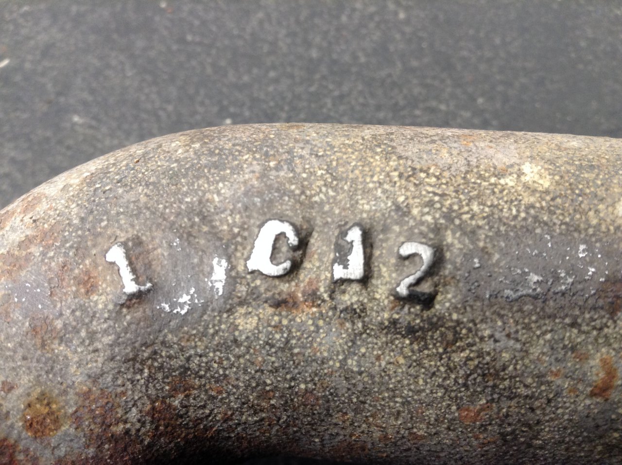 1C12 | Kubota V3800T Engine Exhaust Manifold for Sale