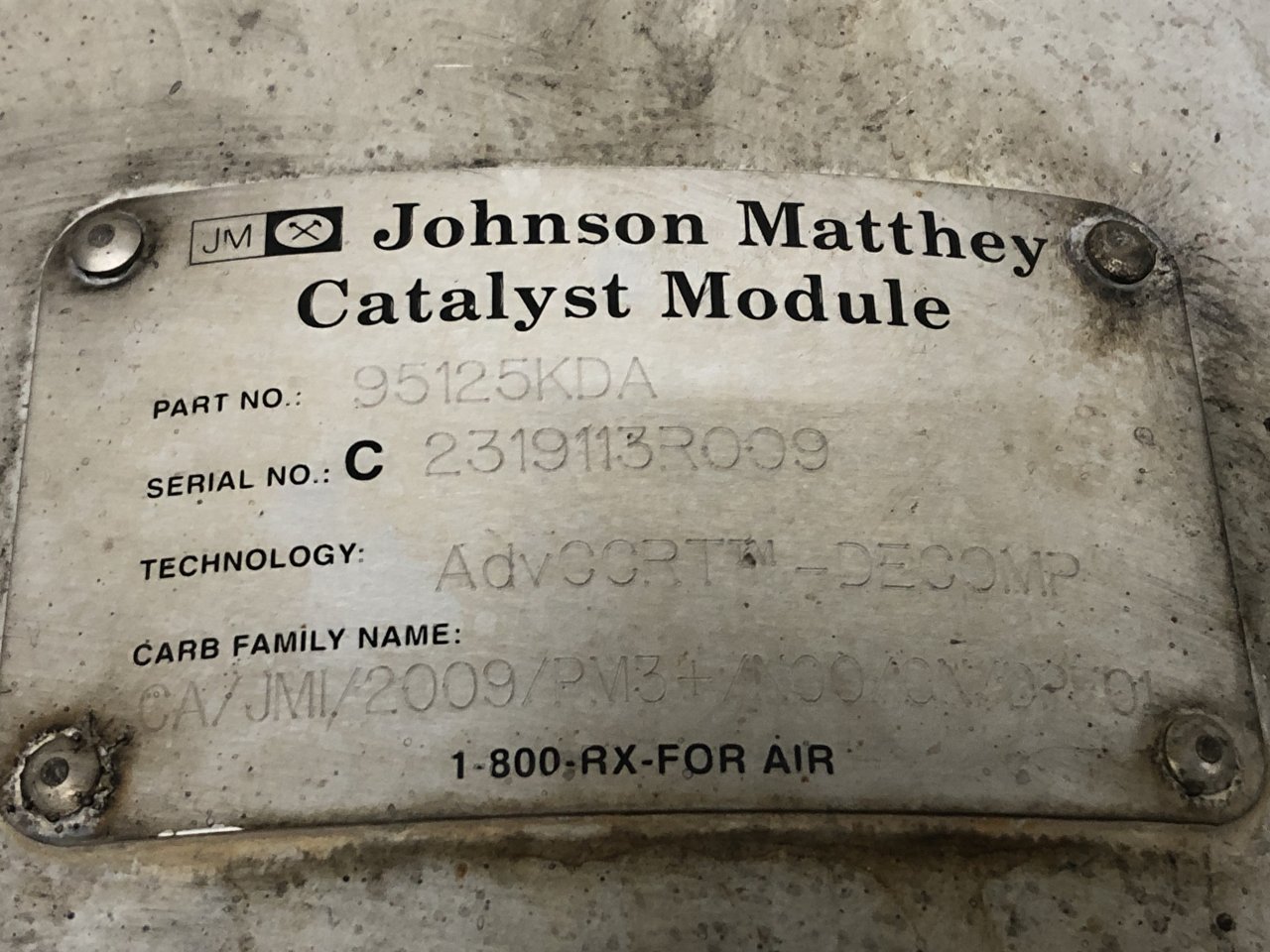 95125KDA | CAT C9 Exhaust SCR Catalyst for Sale