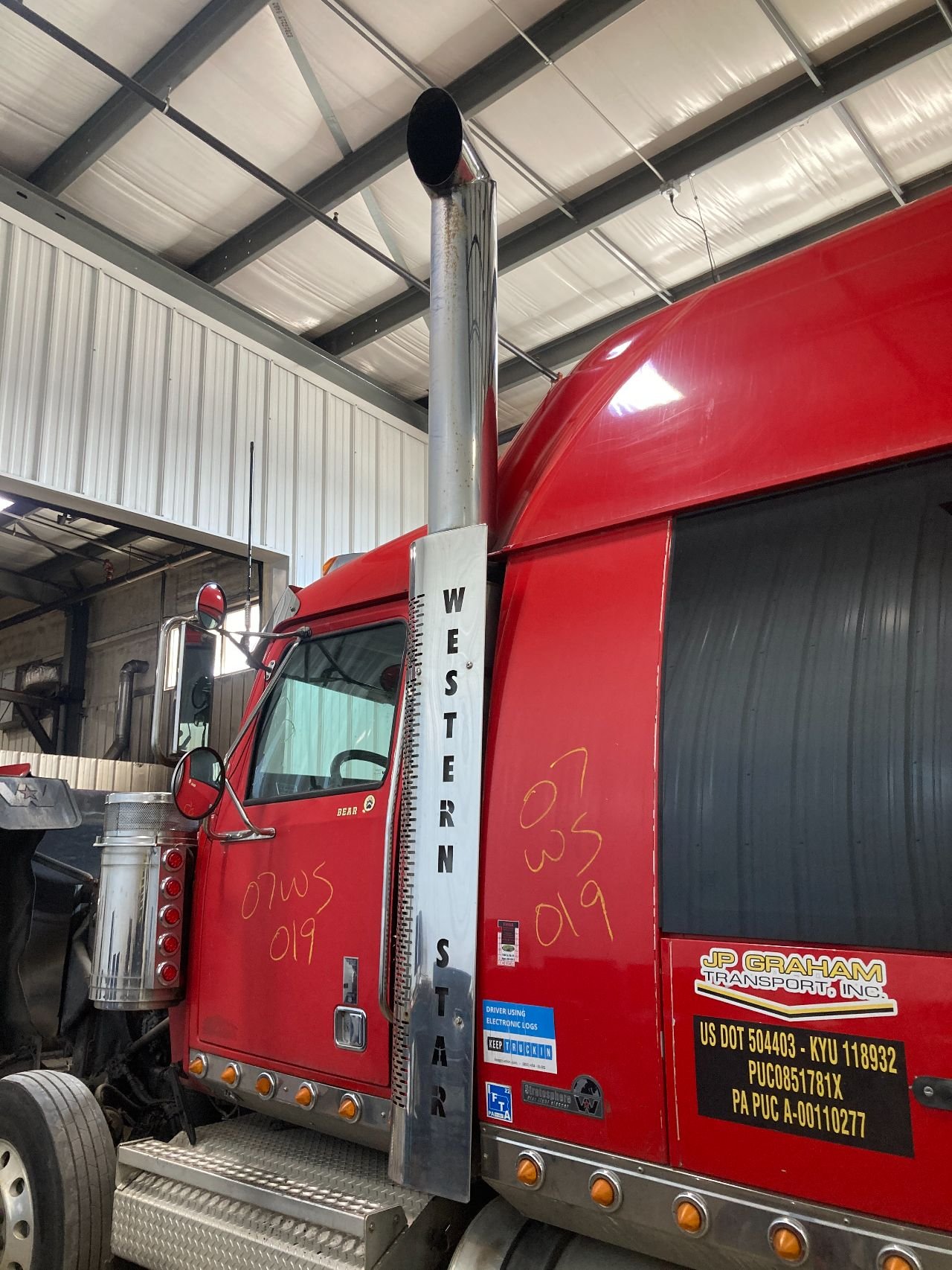 Western Star Trucks 4900FA Exhaust Stack for Sale