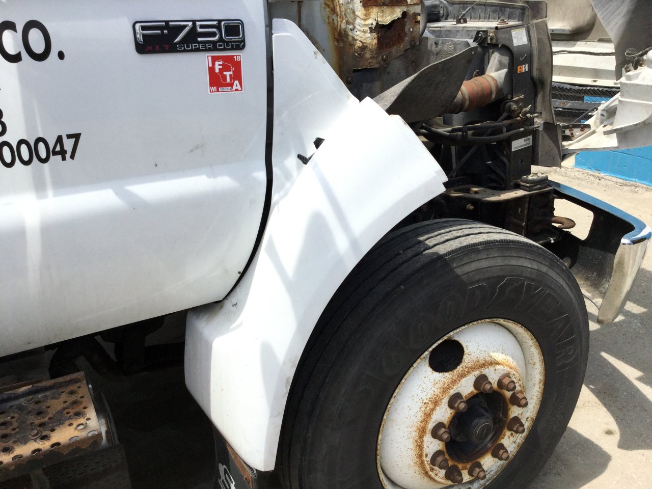 Ford F750 Fender Extension (hood) for Sale