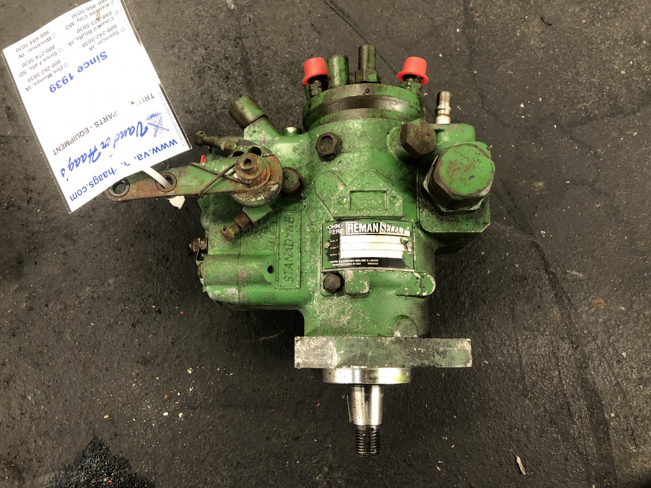 SF501187 | John Deere 3029T Engine Fuel Injection Pump for Sale