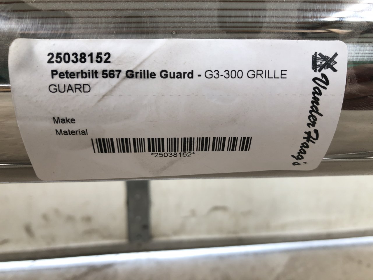 PK25G3 | Peterbilt 567 Grille Guard for Sale