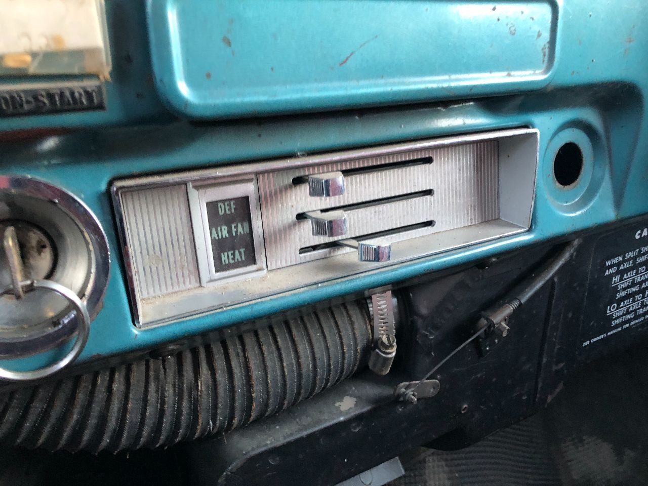 Chevrolet C50 Heater & AC Temperature Control for Sale