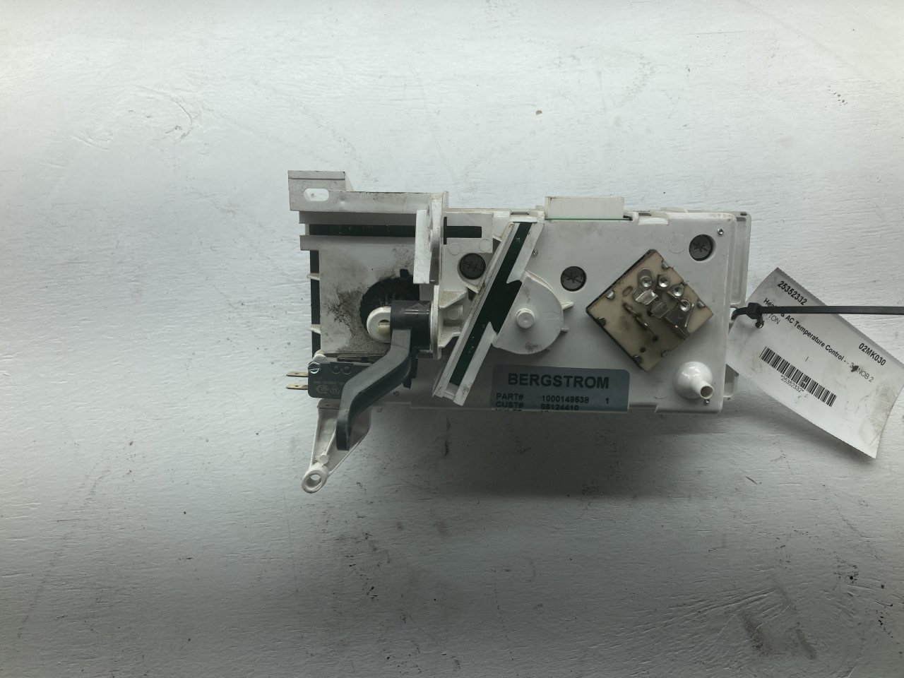 1000149538 | Mack CH600 Heater & AC Temperature Control for Sale