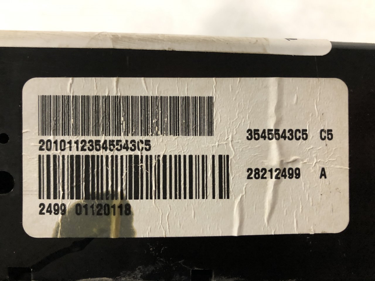 3545543C5 | International DURASTAR (4300) Heater & AC Temperature Control f