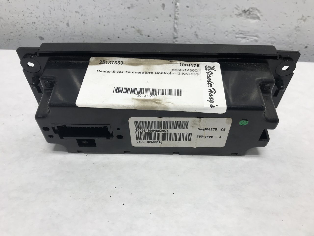 3545543C5 | International DURASTAR (4400) Heater & AC Temperature Control f