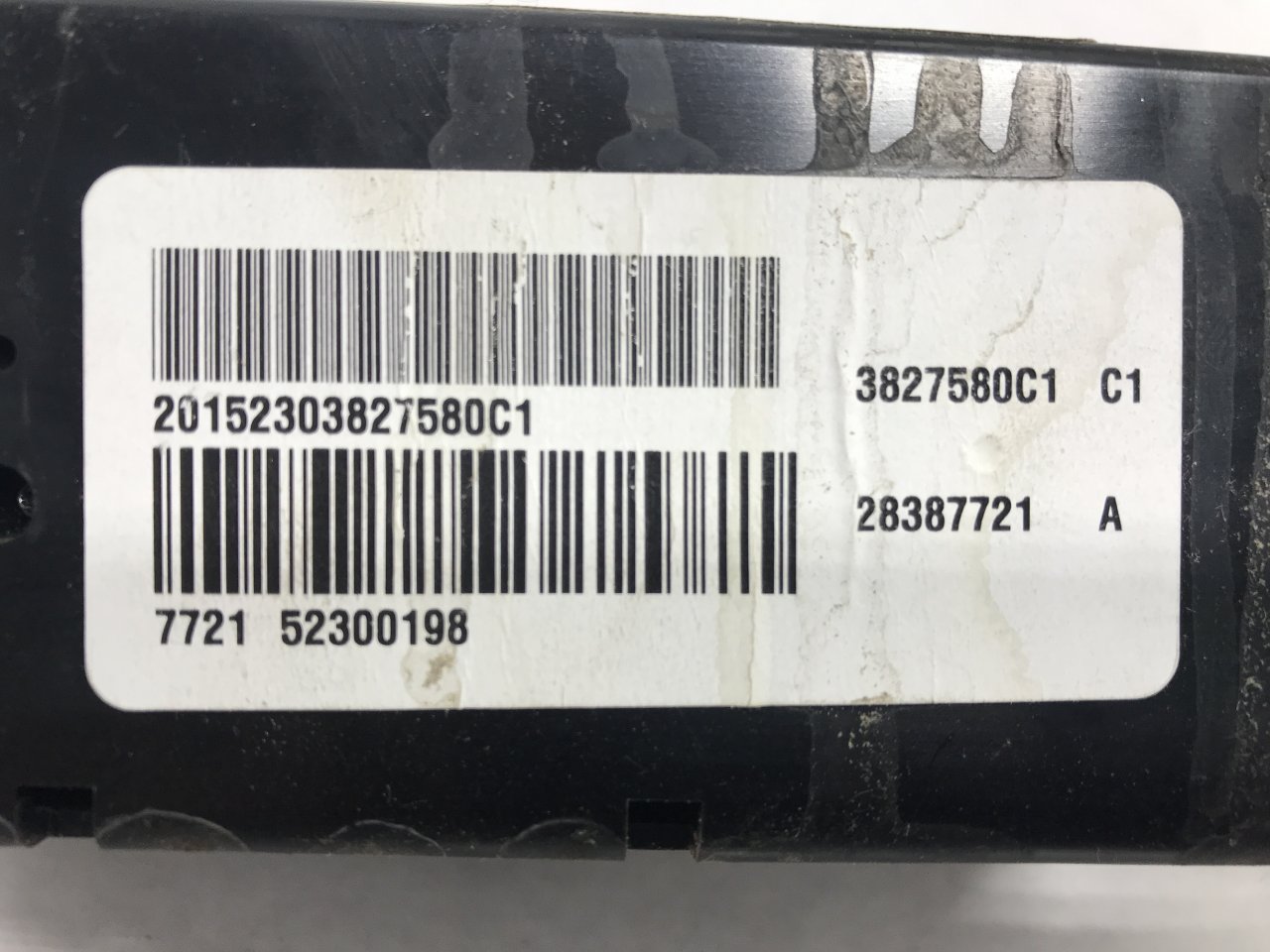 3827580C1 | International LONESTAR Heater & AC Temperature Control for Sale