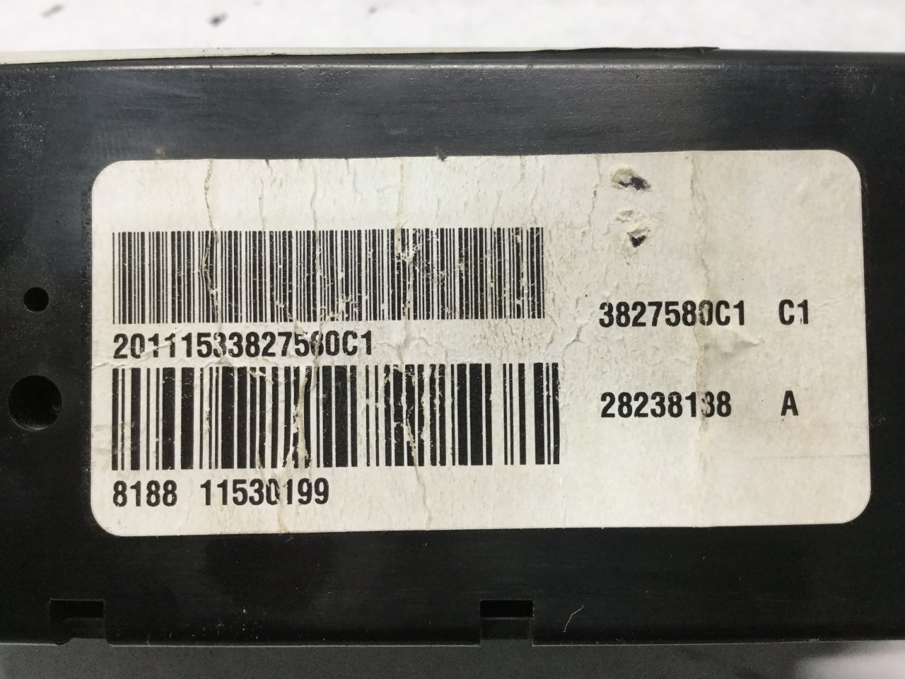 3827580C1 | International TRANSTAR (8600) Heater & AC Temperature Control f