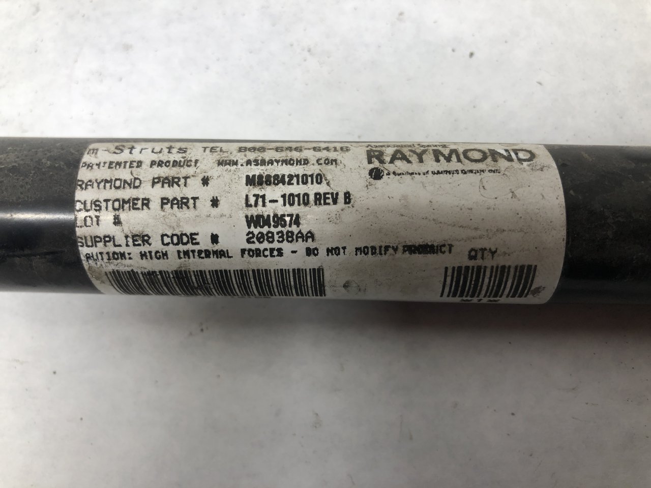 L71-1010 | Kenworth T680 Hood Shock for Sale