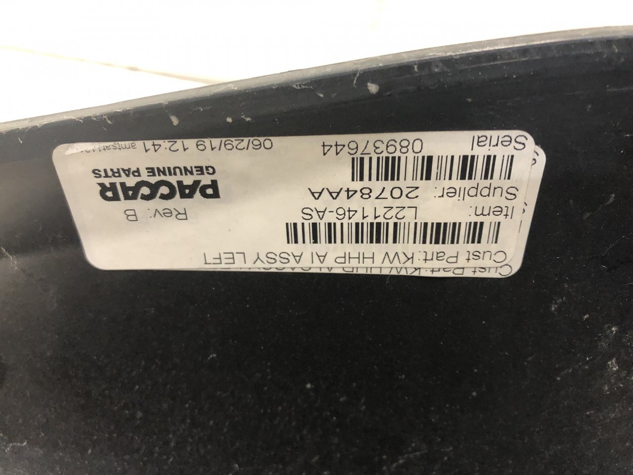 L221146-AS | Kenworth W990 Hood Side Vent for Sale