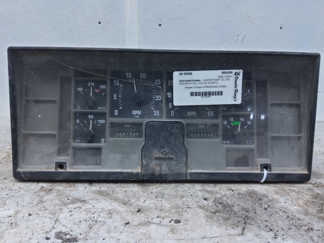 3525079c91 | International 4700 Speedometer Instrument Cluster for Sale