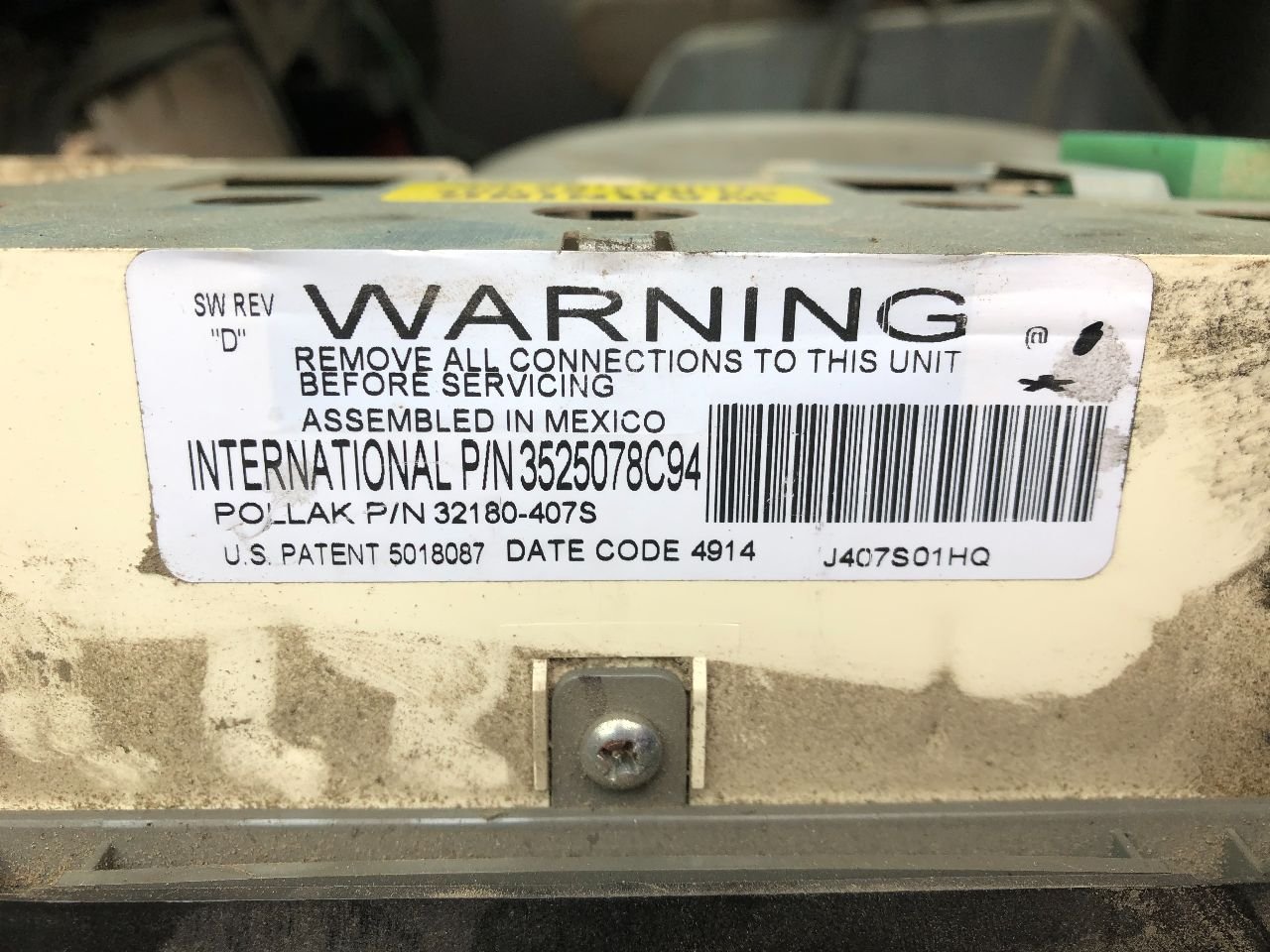 3525078C94 | International 4900 Instrument Cluster for Sale