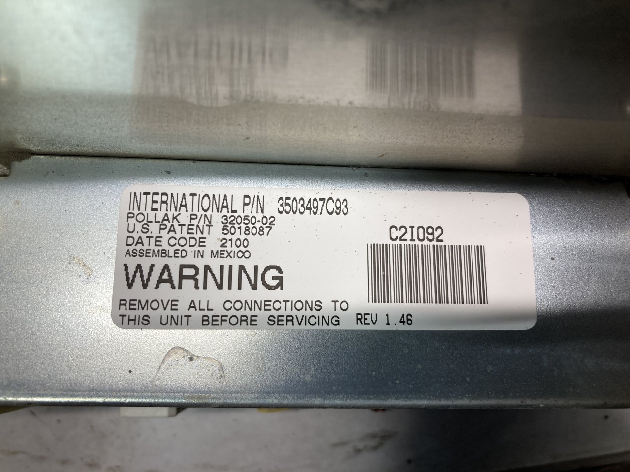 3503497C93 | International 5500I Speedometer Instrument Cluster for Sale