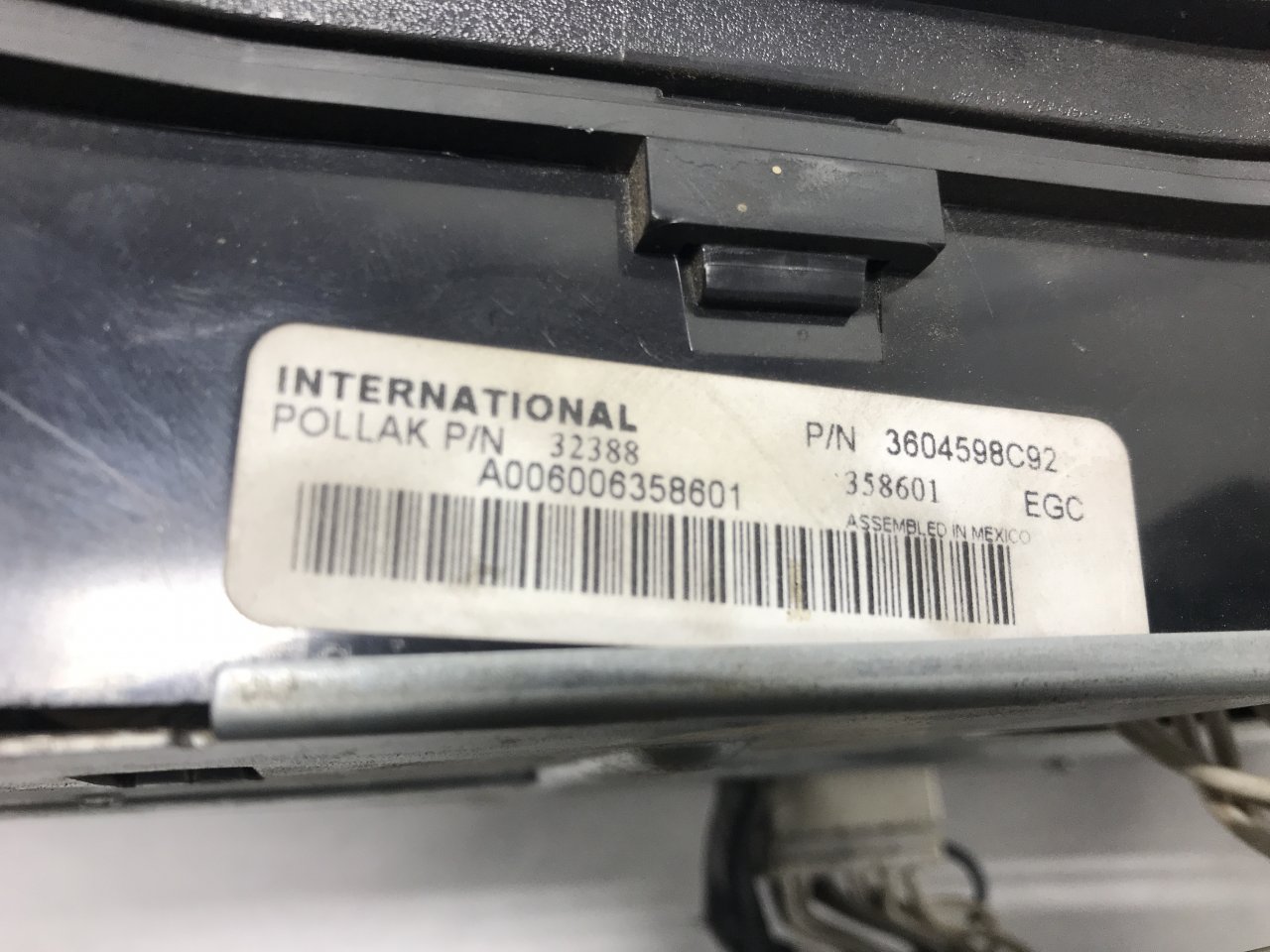 3604598C92 | International 7400 Speedometer Instrument Cluster for Sale