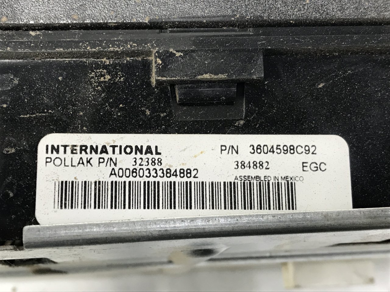 3604598C92 | International 7500 Speedometer Instrument Cluster for Sale