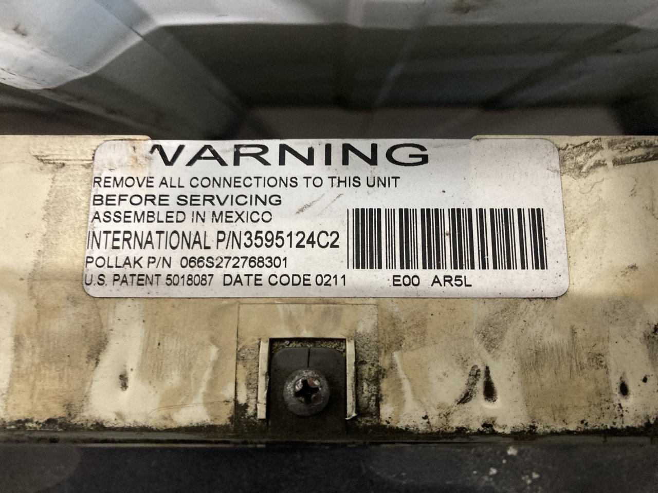 3595124C2 | International 8100 Speedometer Instrument Cluster for Sale