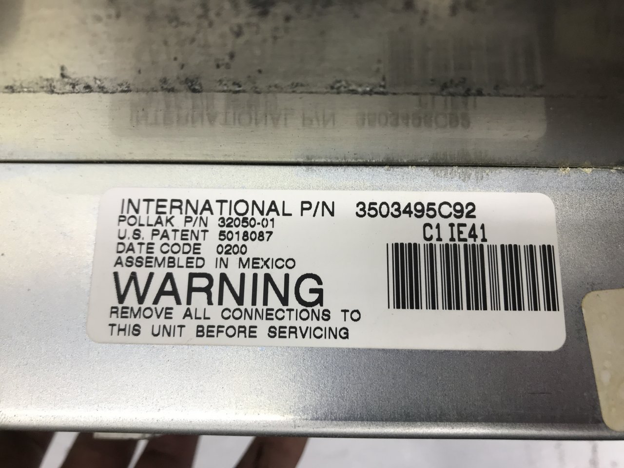 3503495C92 | International 9200 Speedometer Instrument Cluster for Sale