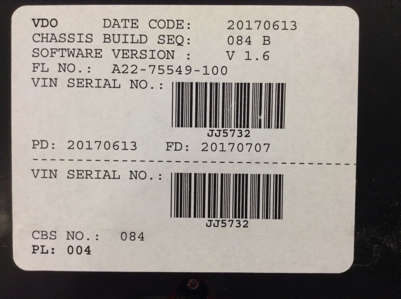 A22-75549-100 | Freightliner CASCADIA Speedometer Instrument Cluster for Sa