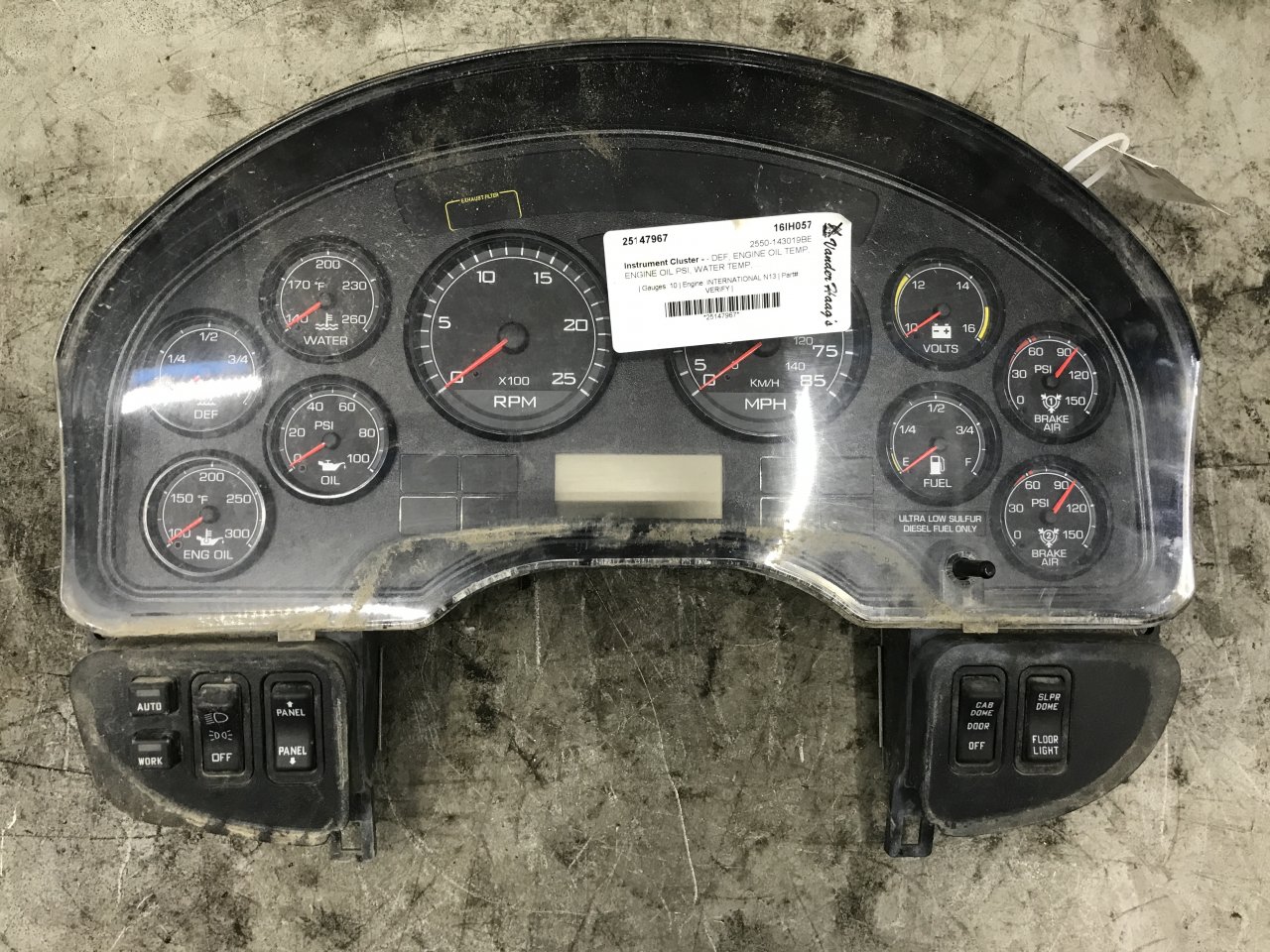 6112196C95 | International PROSTAR Speedometer Instrument Cluster for Sale