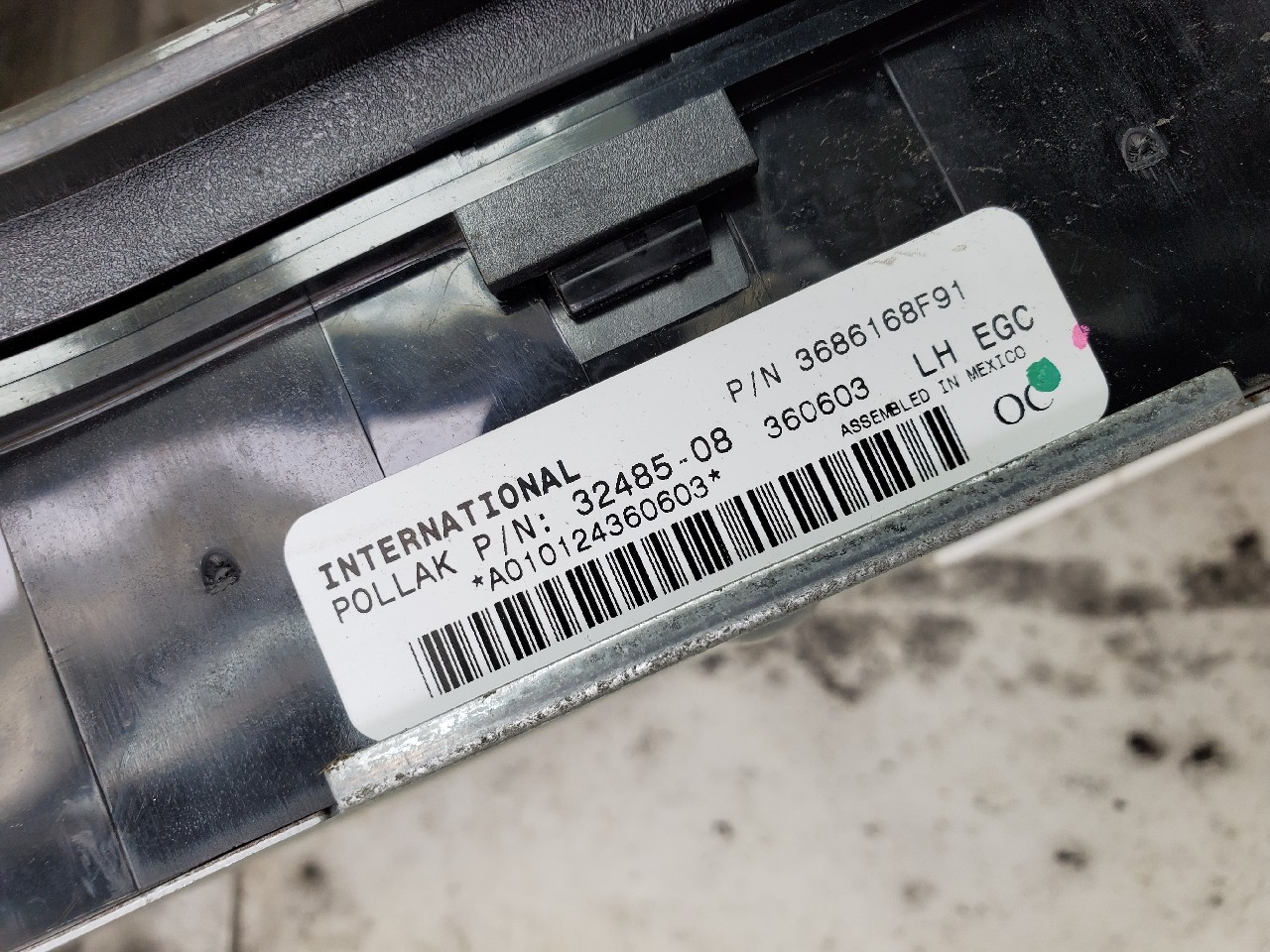 3686168F91 | International TRANSTAR (8600) Speedometer Instrument Cluster f