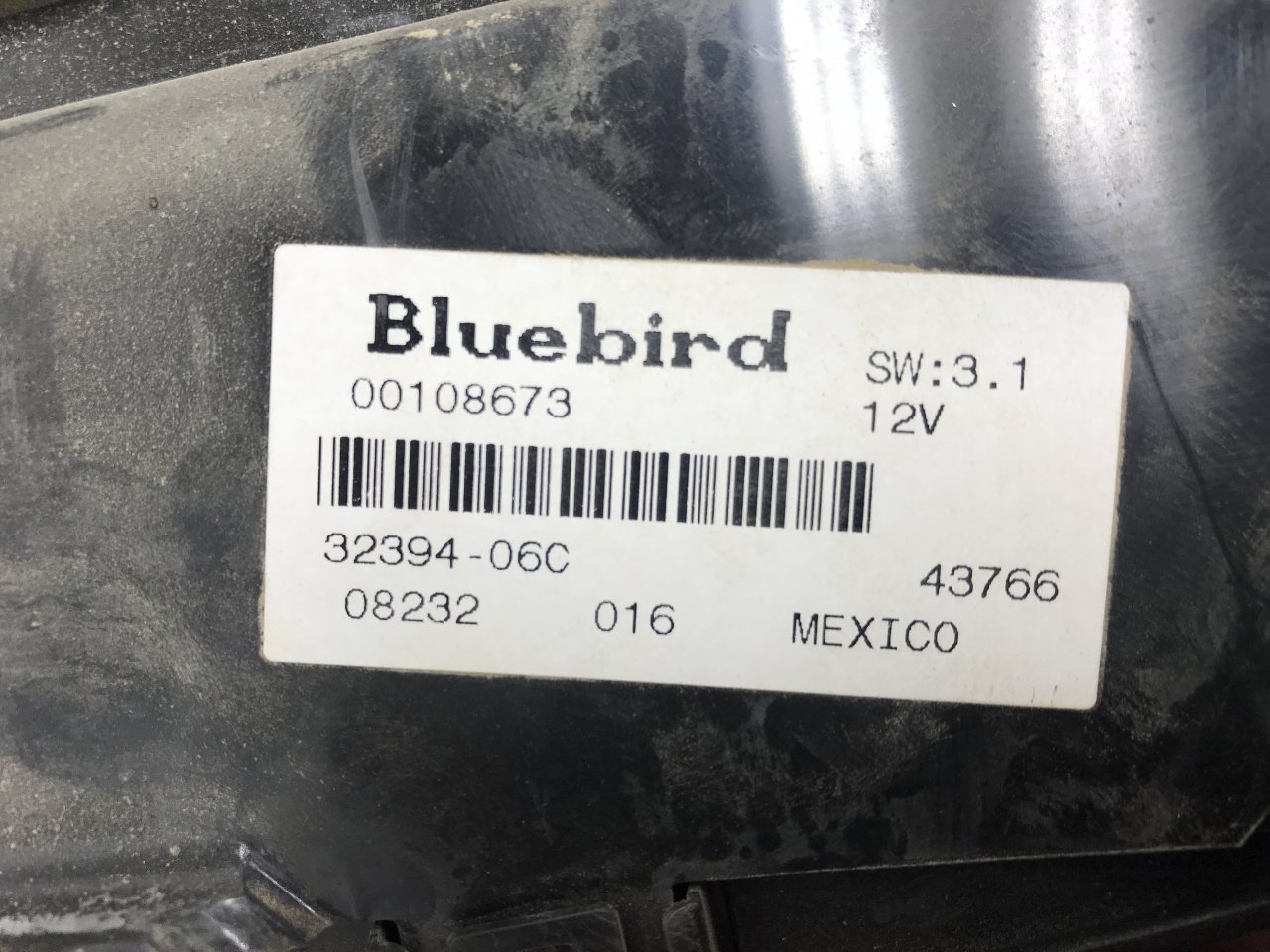 00108673 | Blue Bird VISION Speedometer Instrument Cluster for Sale