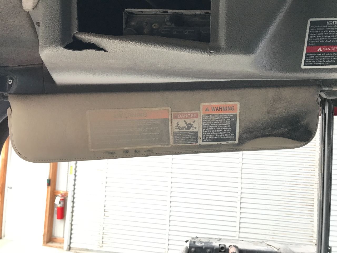 Mack RB600 Interior Sun Visor for Sale