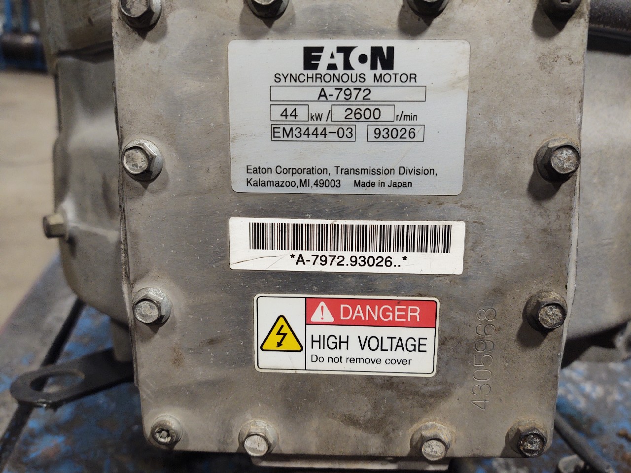 A-7972 | Eaton EH-8E306A-CD Motor/Generator, Hybrid Transmission for Sale