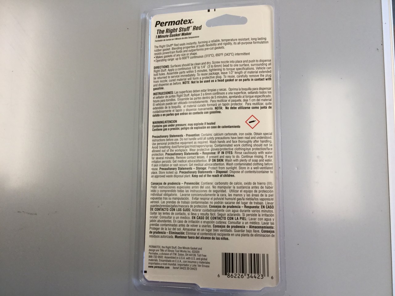 Permatex 34423 Permatex for Sale