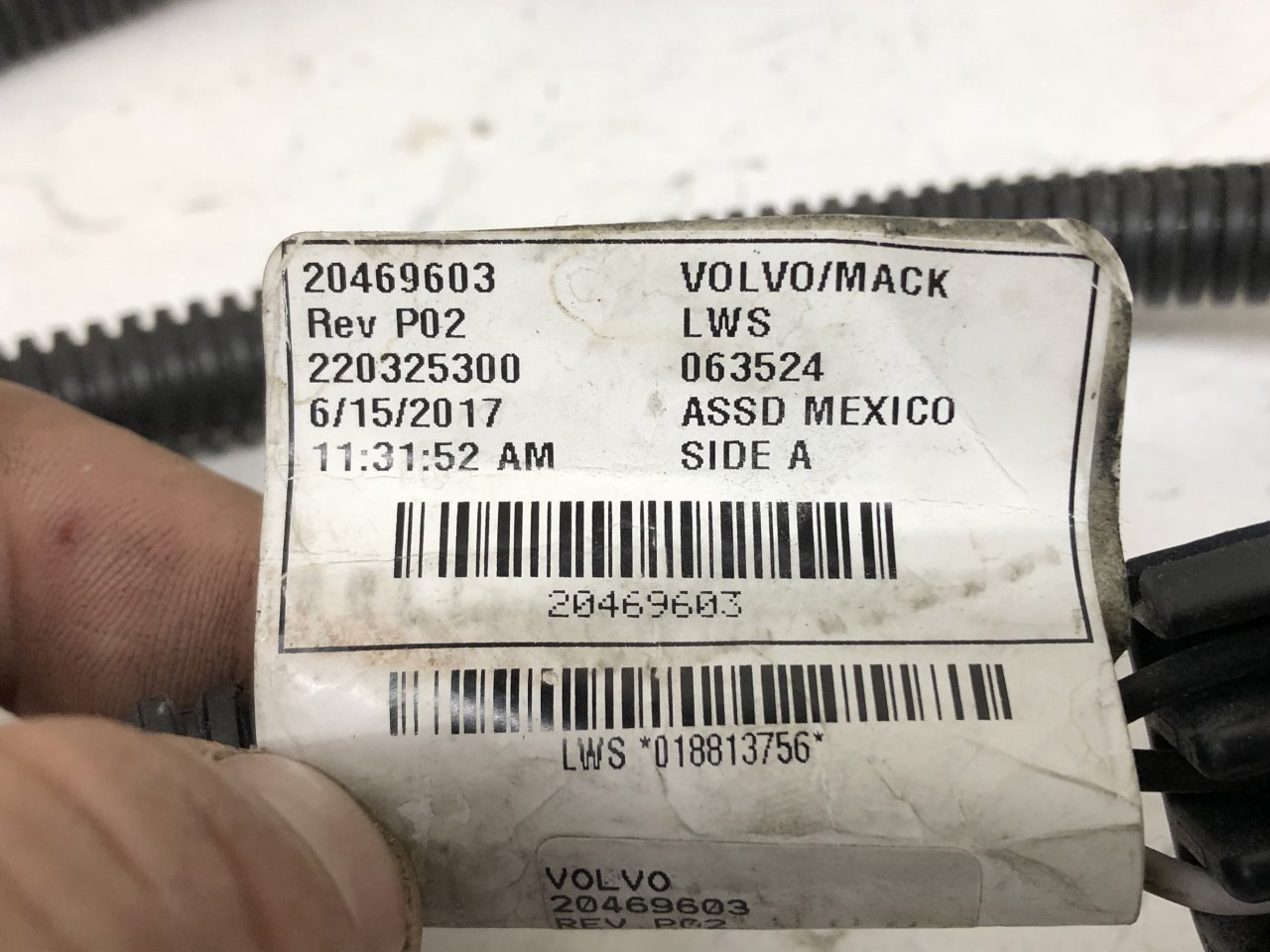20469603 | Volvo VNL Pigtail, Wiring Harness for Sale