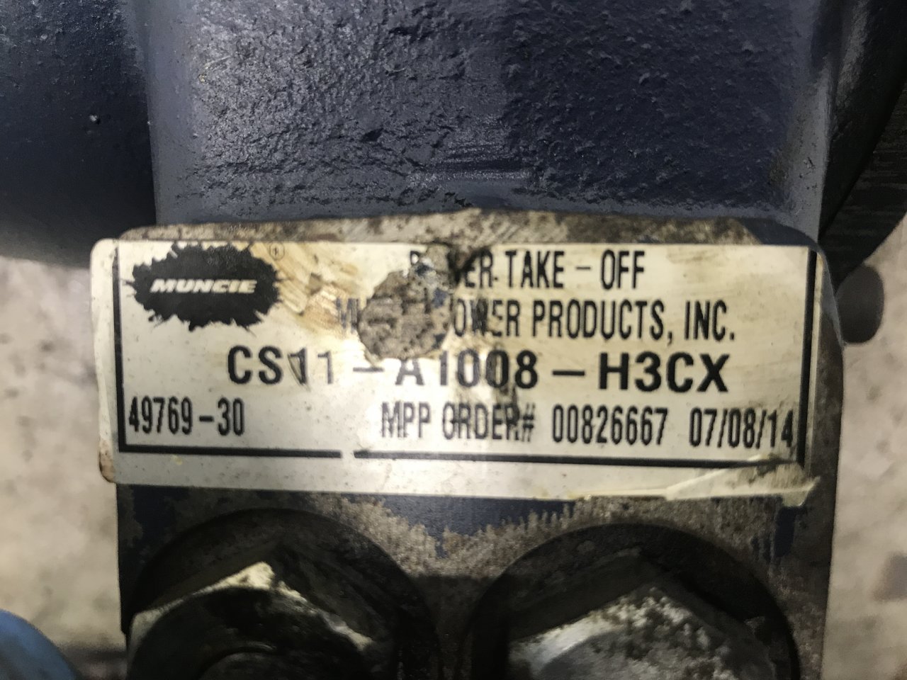 CS11-A1008-H3CX | Allison 3000 RDS PTO | Power Take Off for Sale