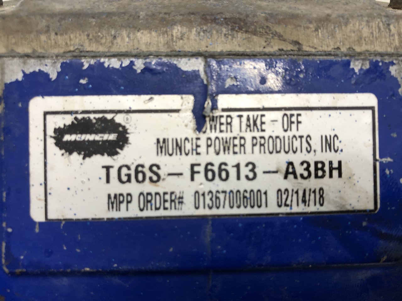 TG6S-F6613-A3BH | Eaton FS5406N PTO | Power Take Off for Sale