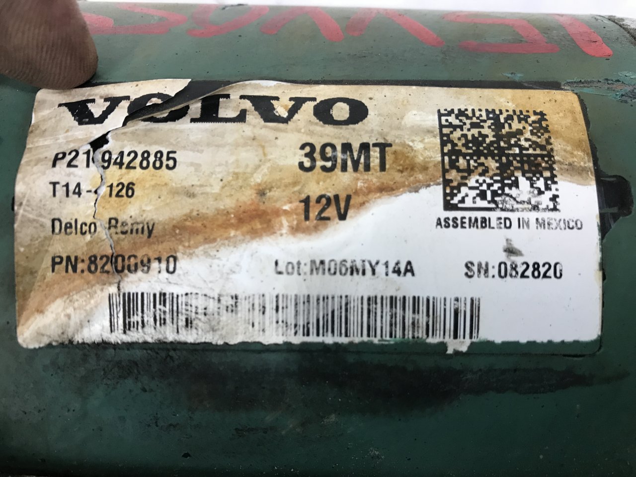 21942885 | Volvo D13 Engine Starter for Sale