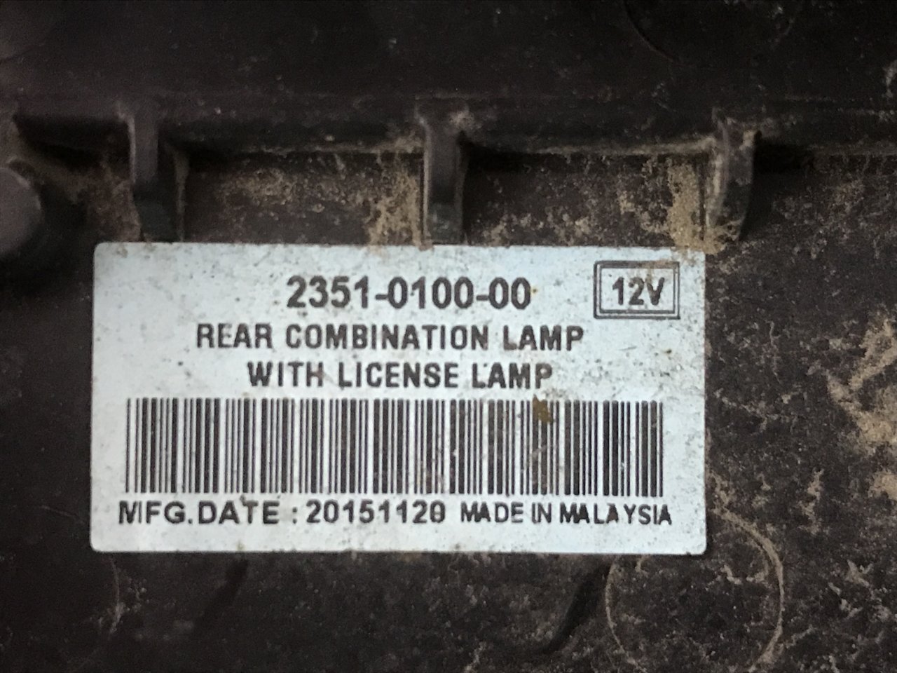 2351-0100-00 | International LT Tail Lamp for Sale