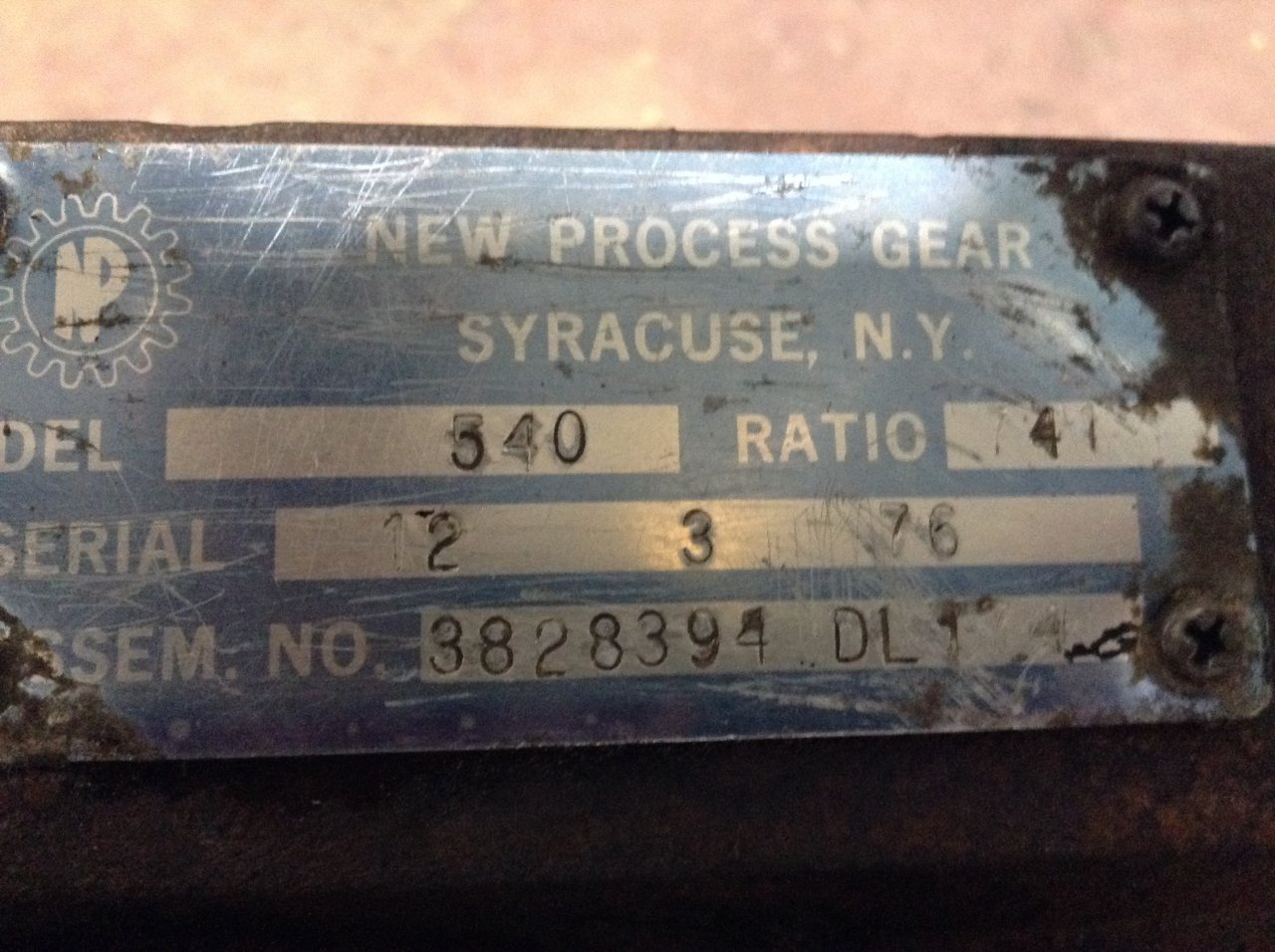 New Process 540 Transmission for Sale