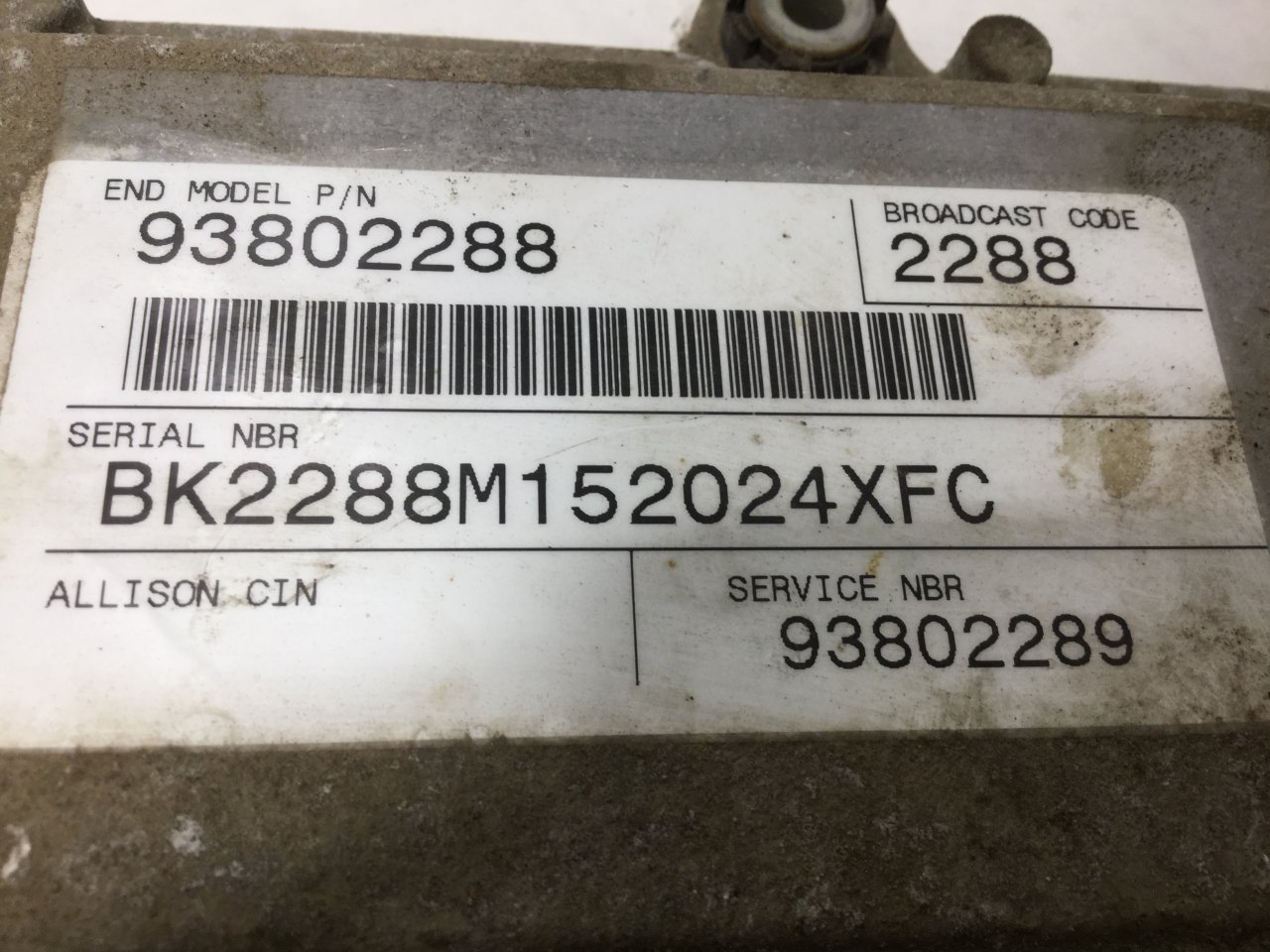 29542725 | Allison 2200 RDS Control Module (TCM) for Sale
