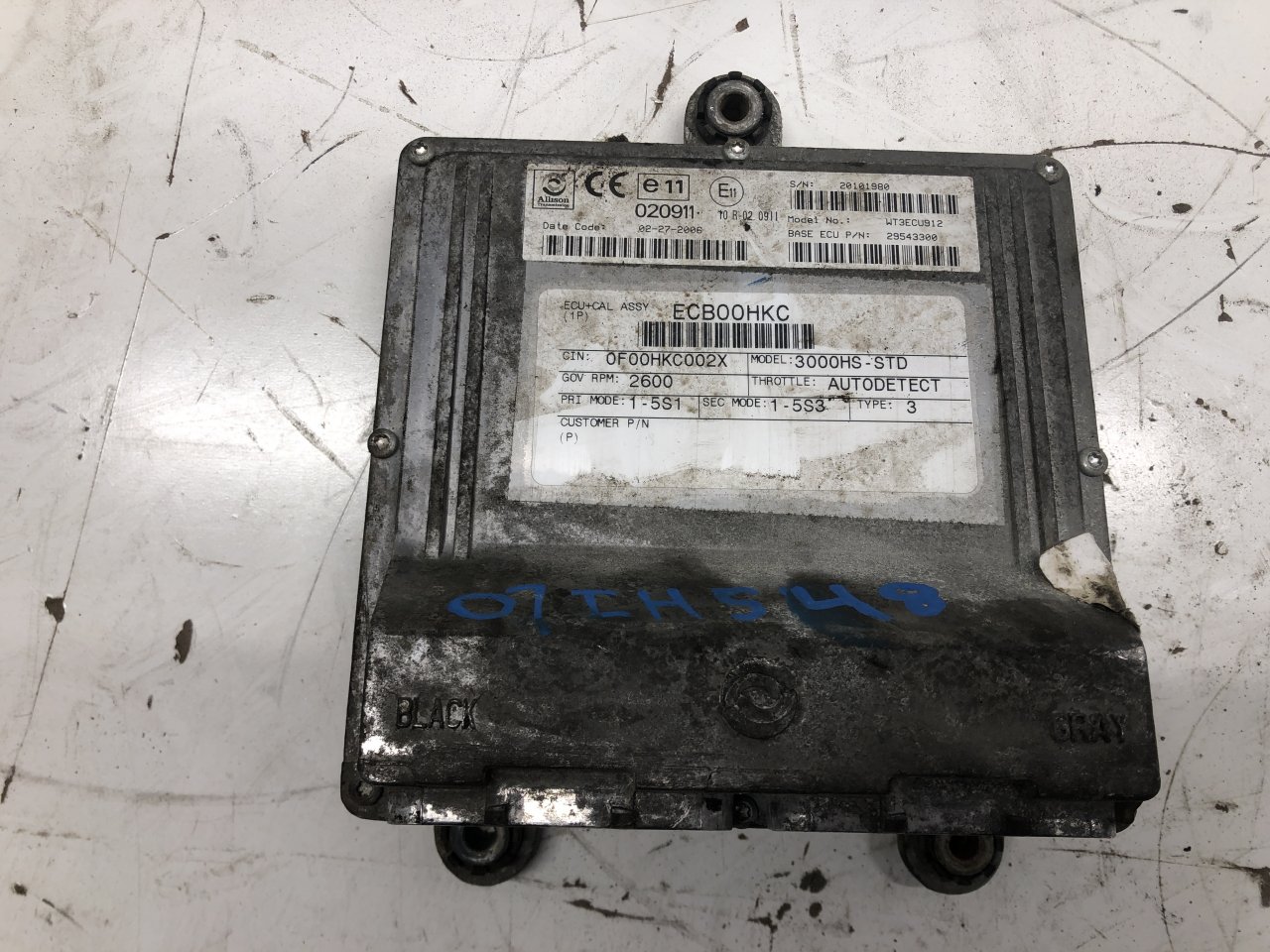 Allison 3000 HS Control Module (TCM) for Sale