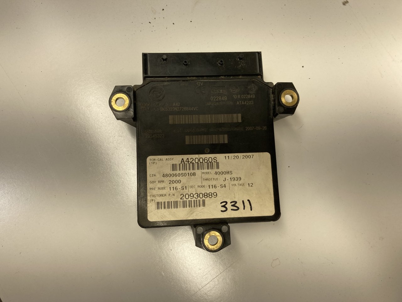 Allison 4000 HS TCM | Transmission Control Module for Sale