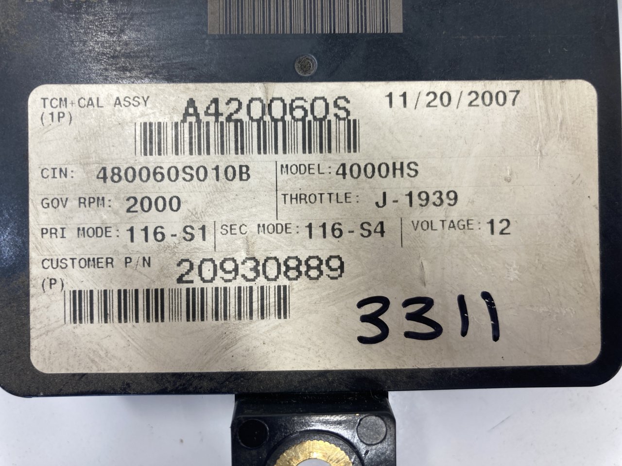 Allison 4000 HS TCM | Transmission Control Module for Sale