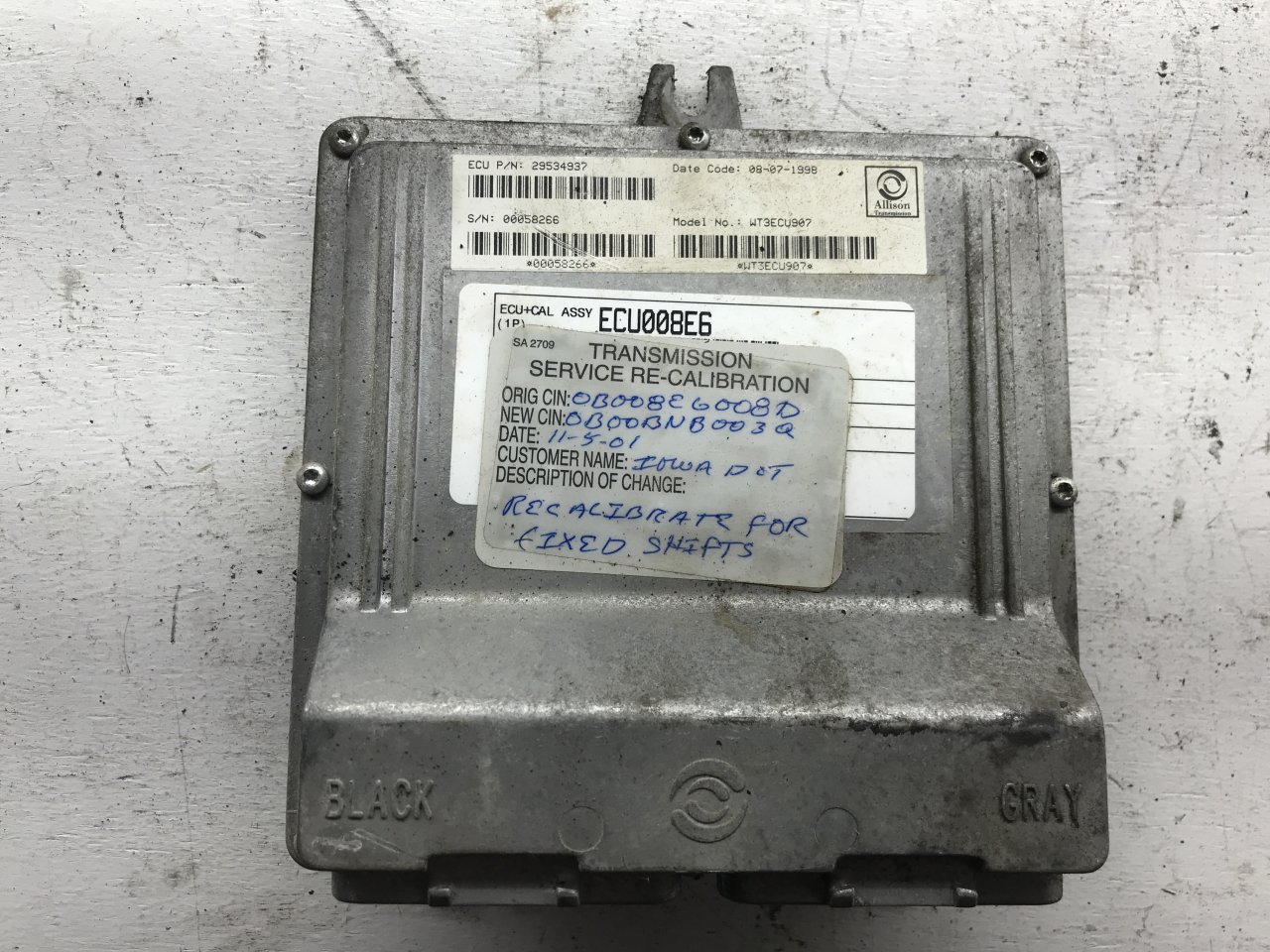 29534937 | Allison MD3560P TCM | Transmission Control Module for Sale