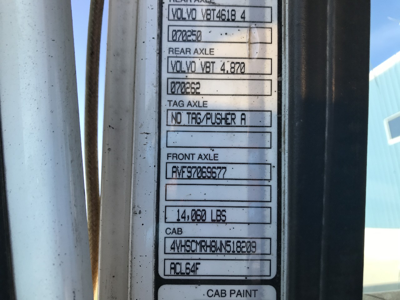 Volvo ACL Parts Unit for Sale