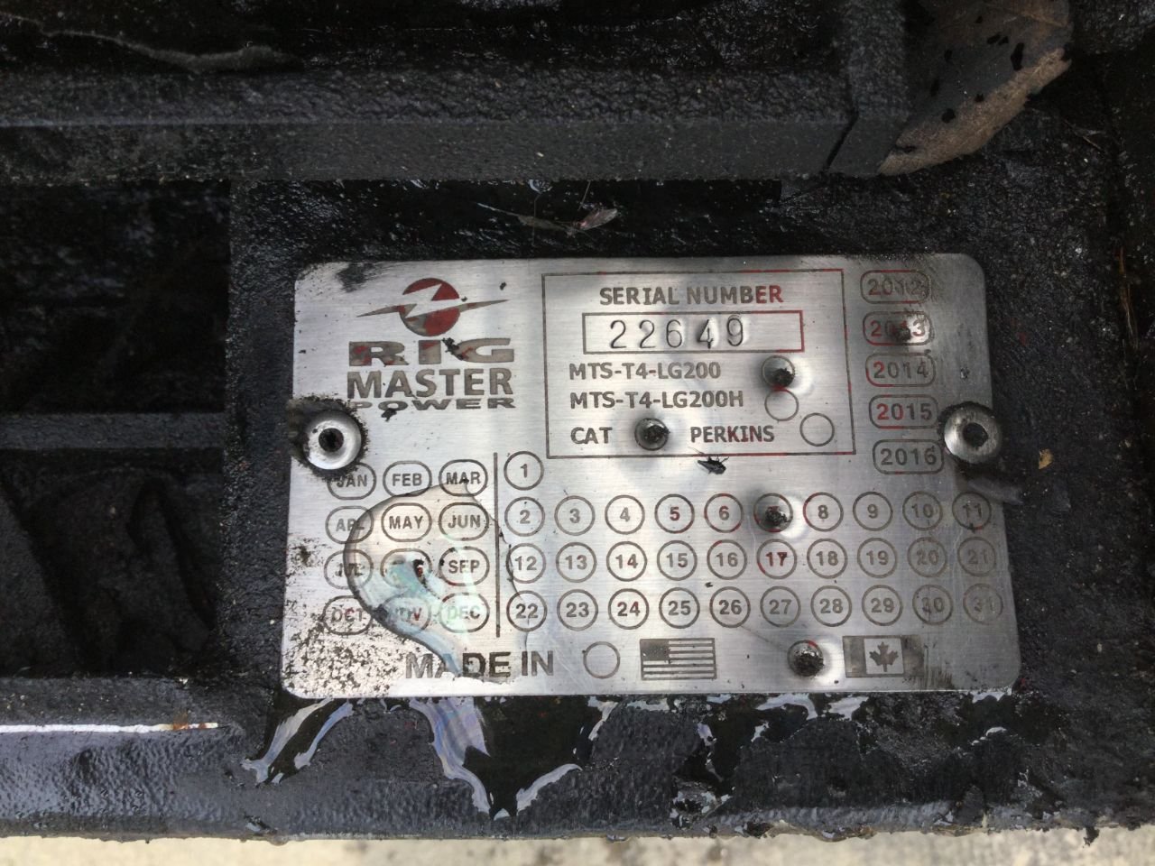 MTS-T4-LG200H | Rigmaster MTS T4-6 APU (Auxiliary Power Unit) for Sale