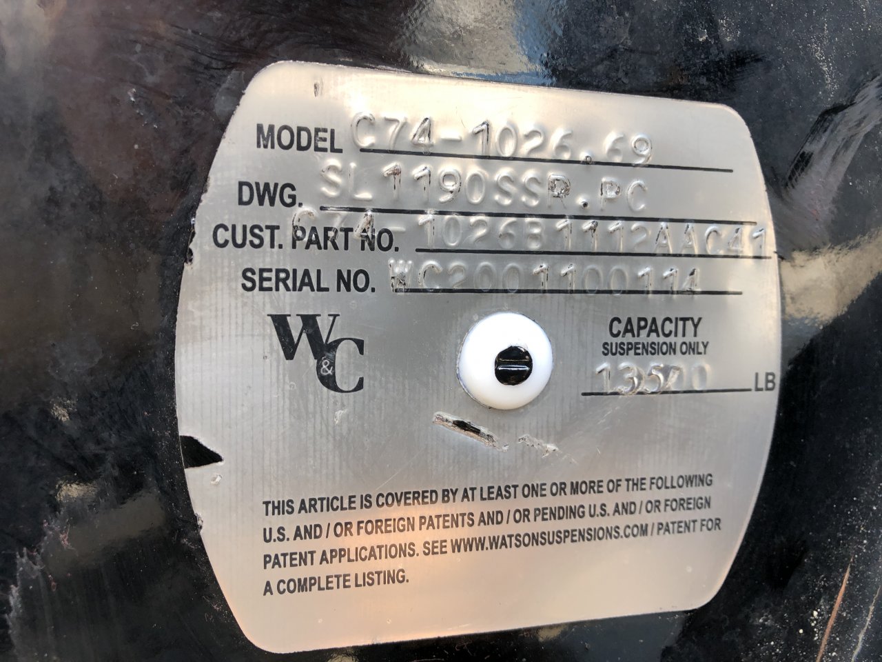 C74-1026B1112AA041 | All Other ALL Tag / Pusher Axle for Sale