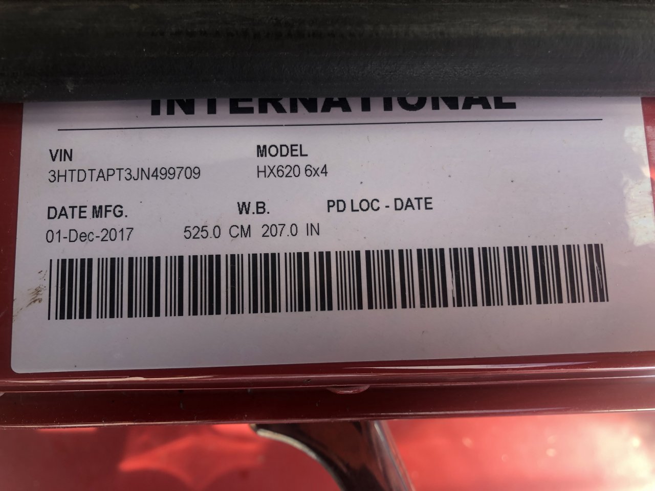 International HX620 Parts Unit for Sale