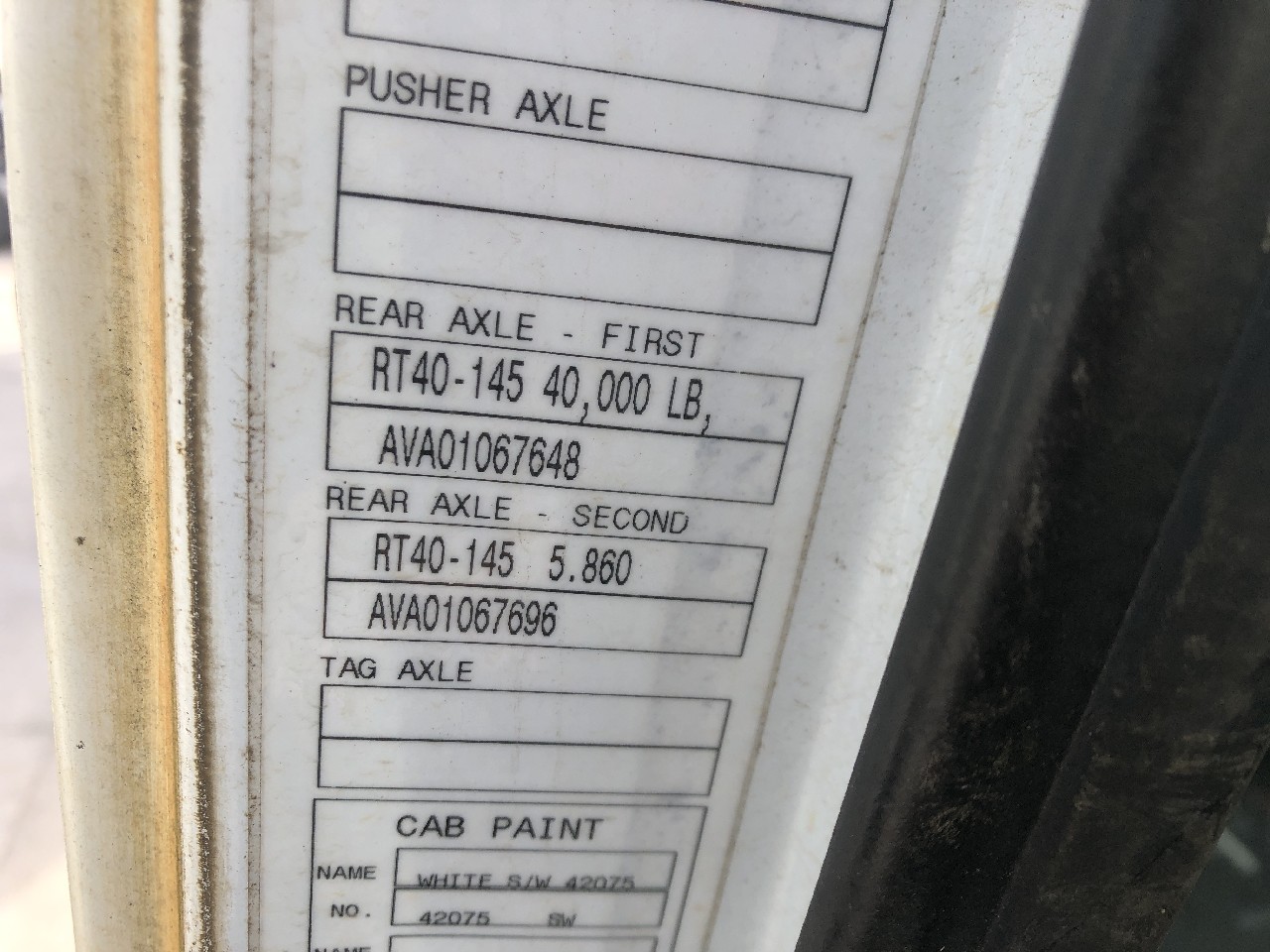 Volvo WX Parts Unit for Sale