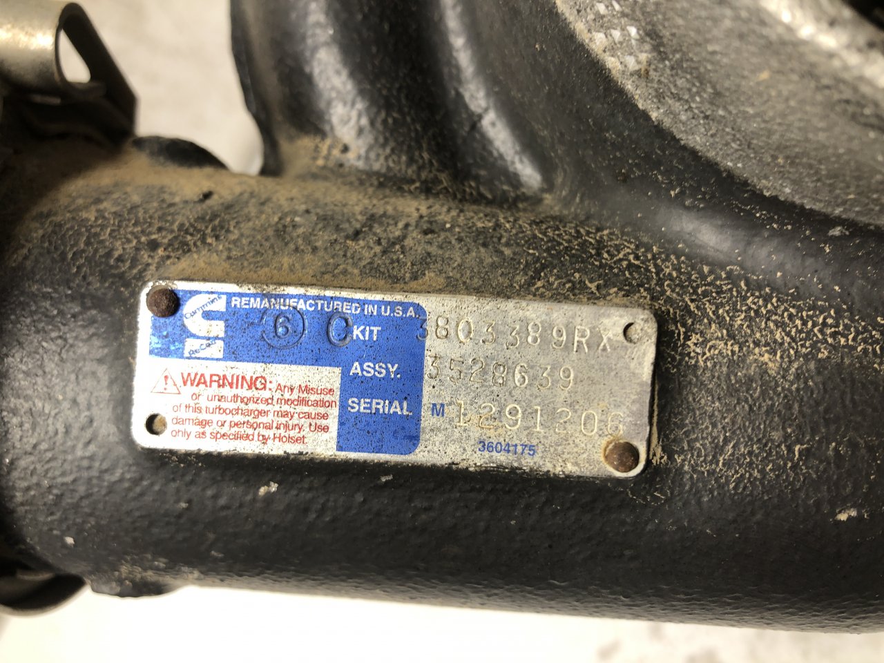 Cummins L10 Engine Turbocharger for Sale